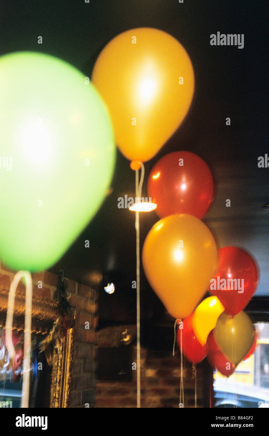 Balloons at party Stock Photo - Alamy