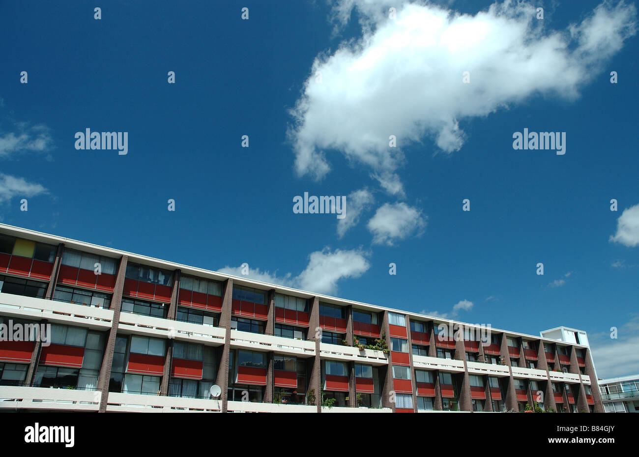 High Rise council flats in the Barbican area of the City of London ...