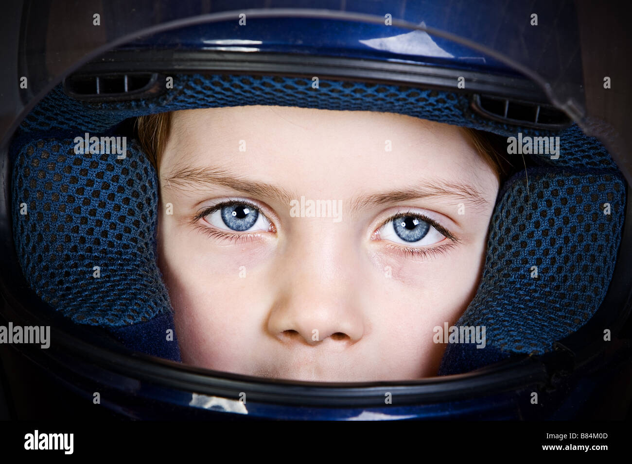Cute girl motorcycle helmet hi-res stock photography and images - Alamy