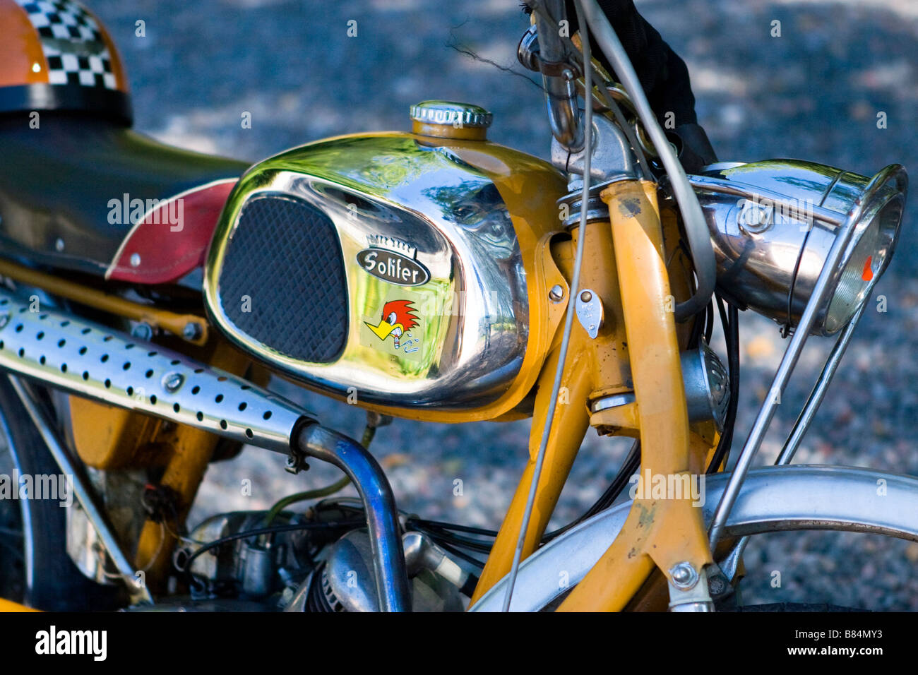 Old moped hi-res stock photography and images - Alamy