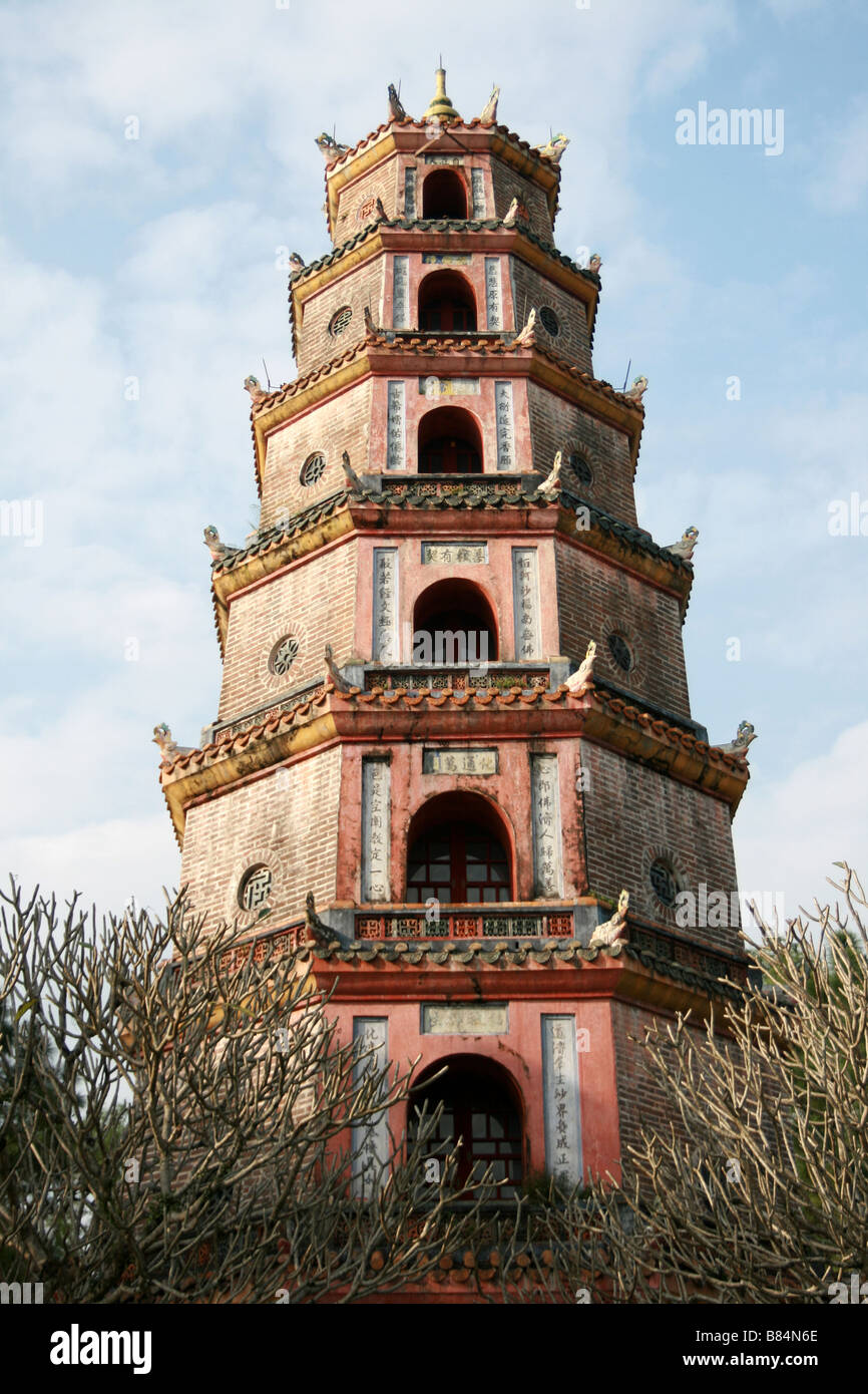 Photograph of Thien Mu Pagoda in Hue, Vietnam Stock Photo - Alamy