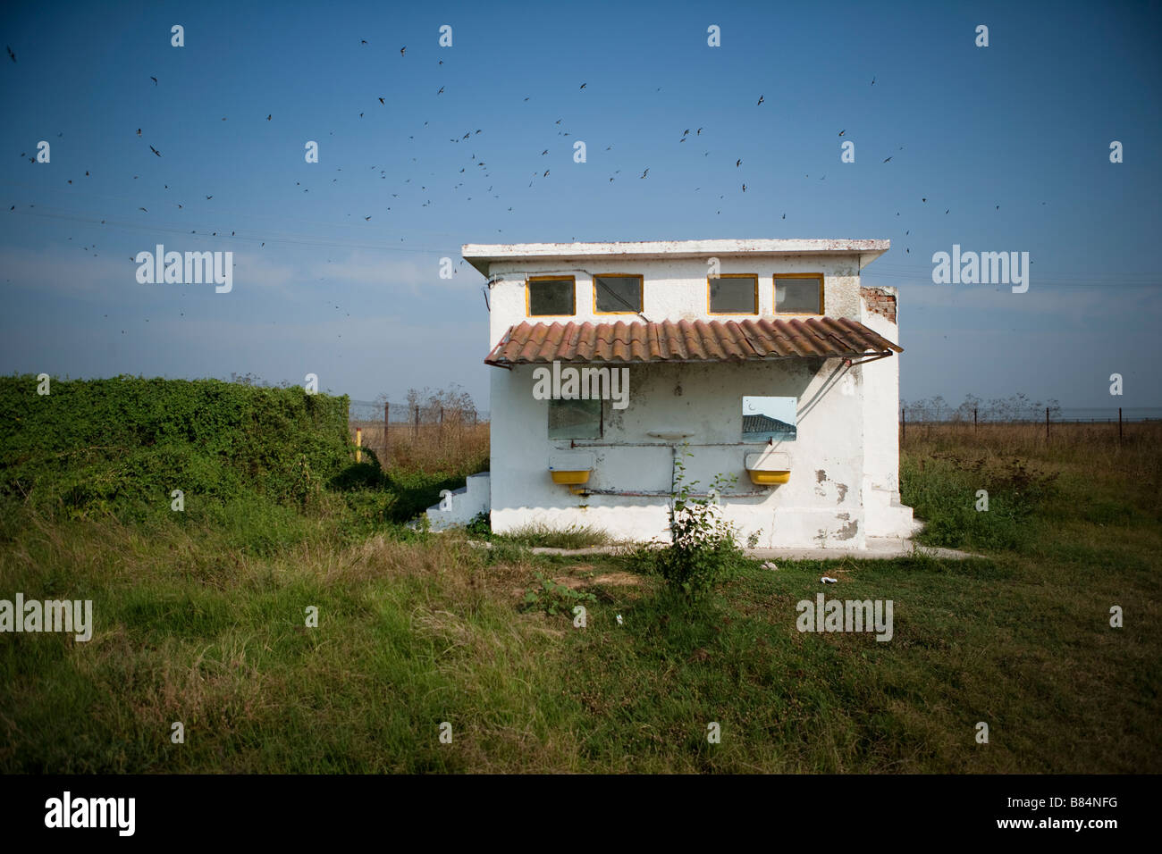 strange construction in the middle of nowhere Stock Photo - Alamy