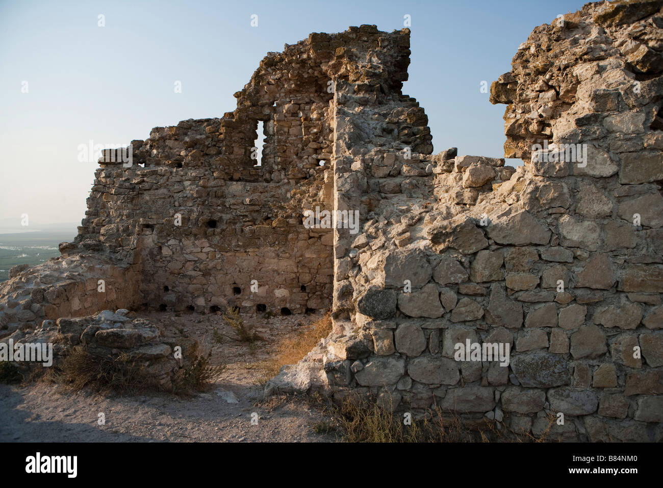 Ancient ruins on a deserted land Stock Photo - Alamy