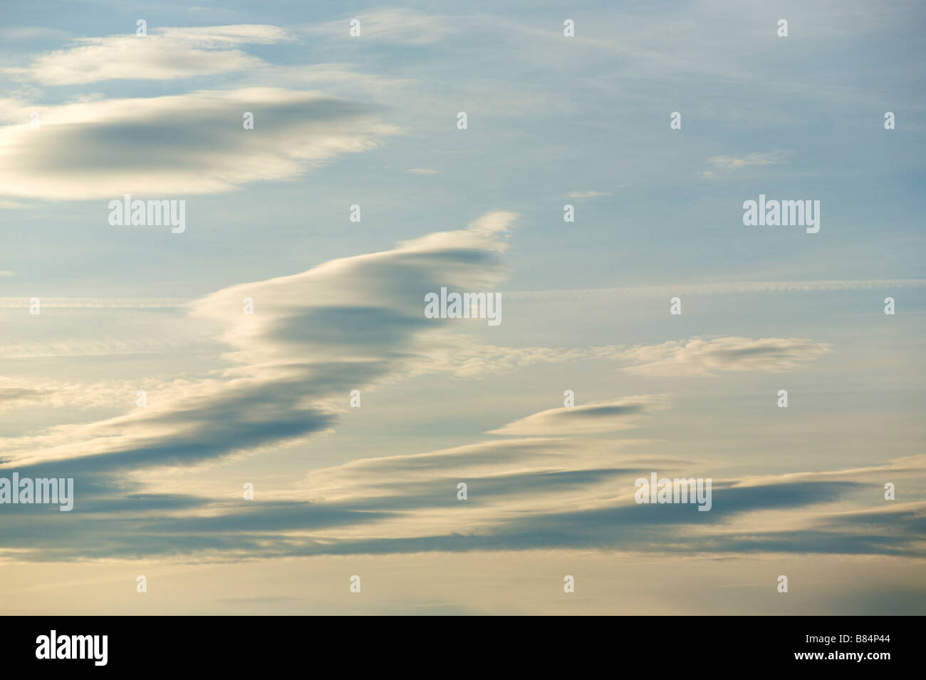 Cloudy blue sky Stock Photo - Alamy