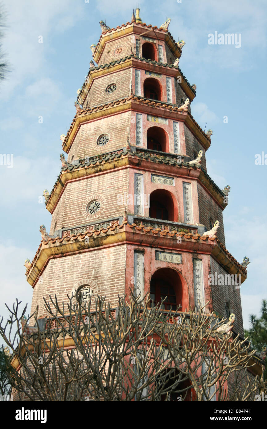 Photograph of Thien Mu Pagoda in Hue, Vietnam Stock Photo - Alamy