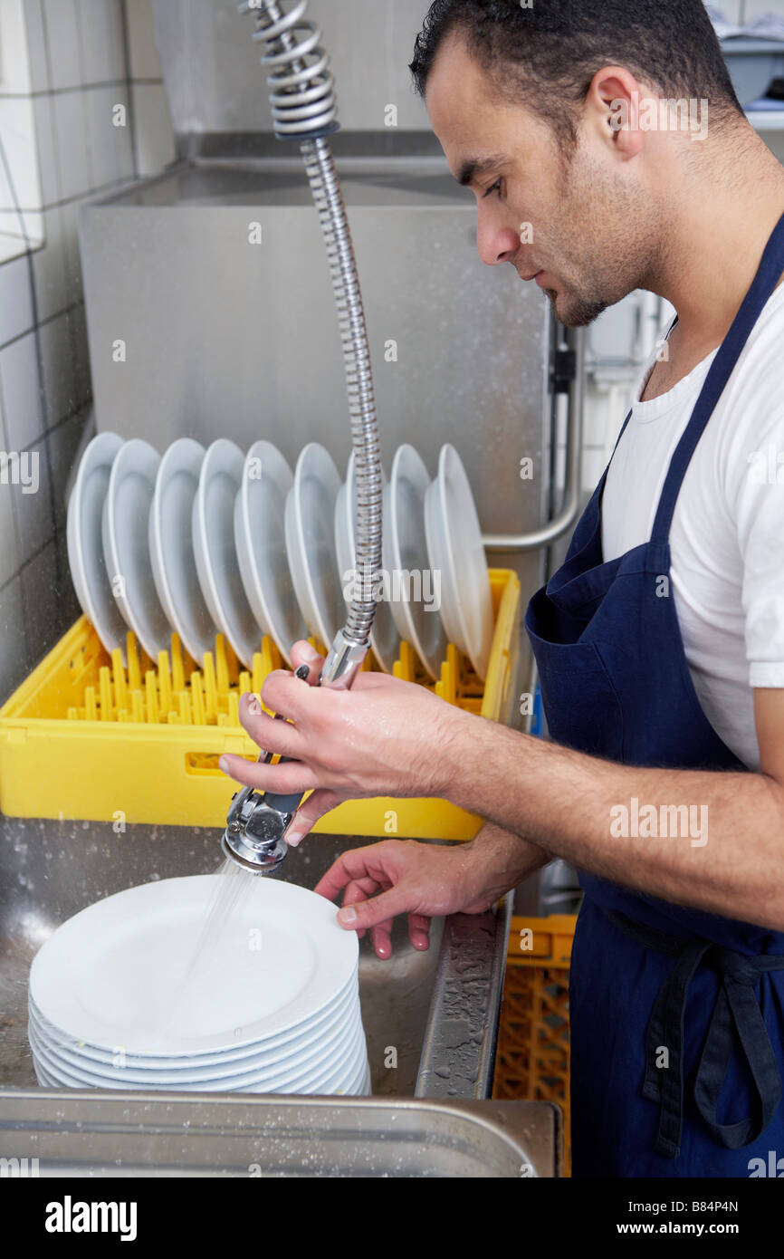 Washing Dishes Restaurant High Resolution Stock Photography and Images ...
