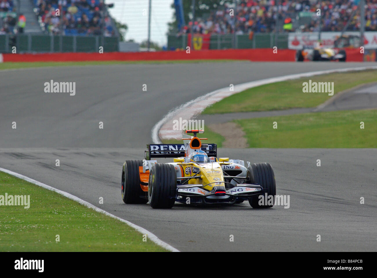 Fernando Alonso at British Grand Prix 2008 Stock Photo - Alamy
