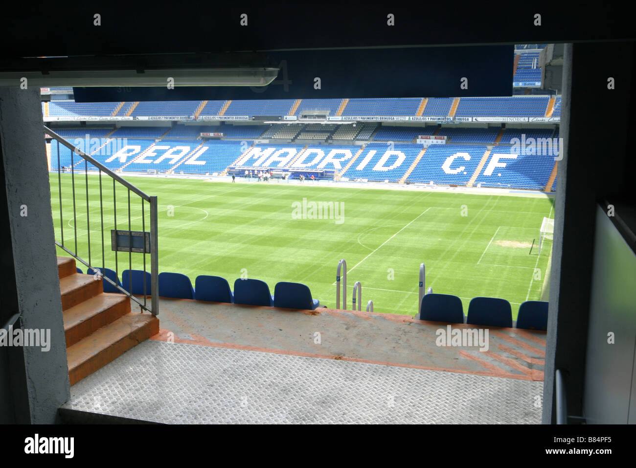 Real Madrid soccer field Stock Photo - Alamy