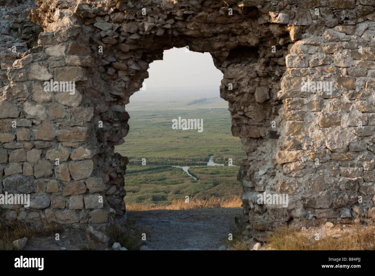 Ancient ruins on a deserted land Stock Photo - Alamy