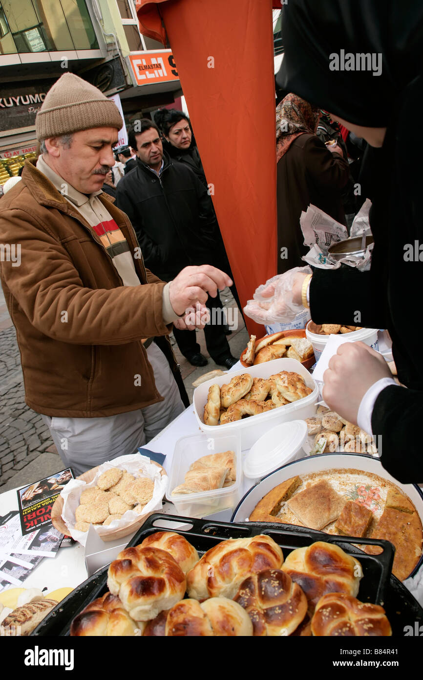 A kermes: Turkish women selling home produce for charity in Pendik ...