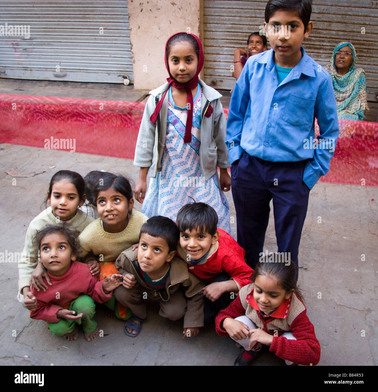 Happy indian children hi-res stock photography and images - Alamy