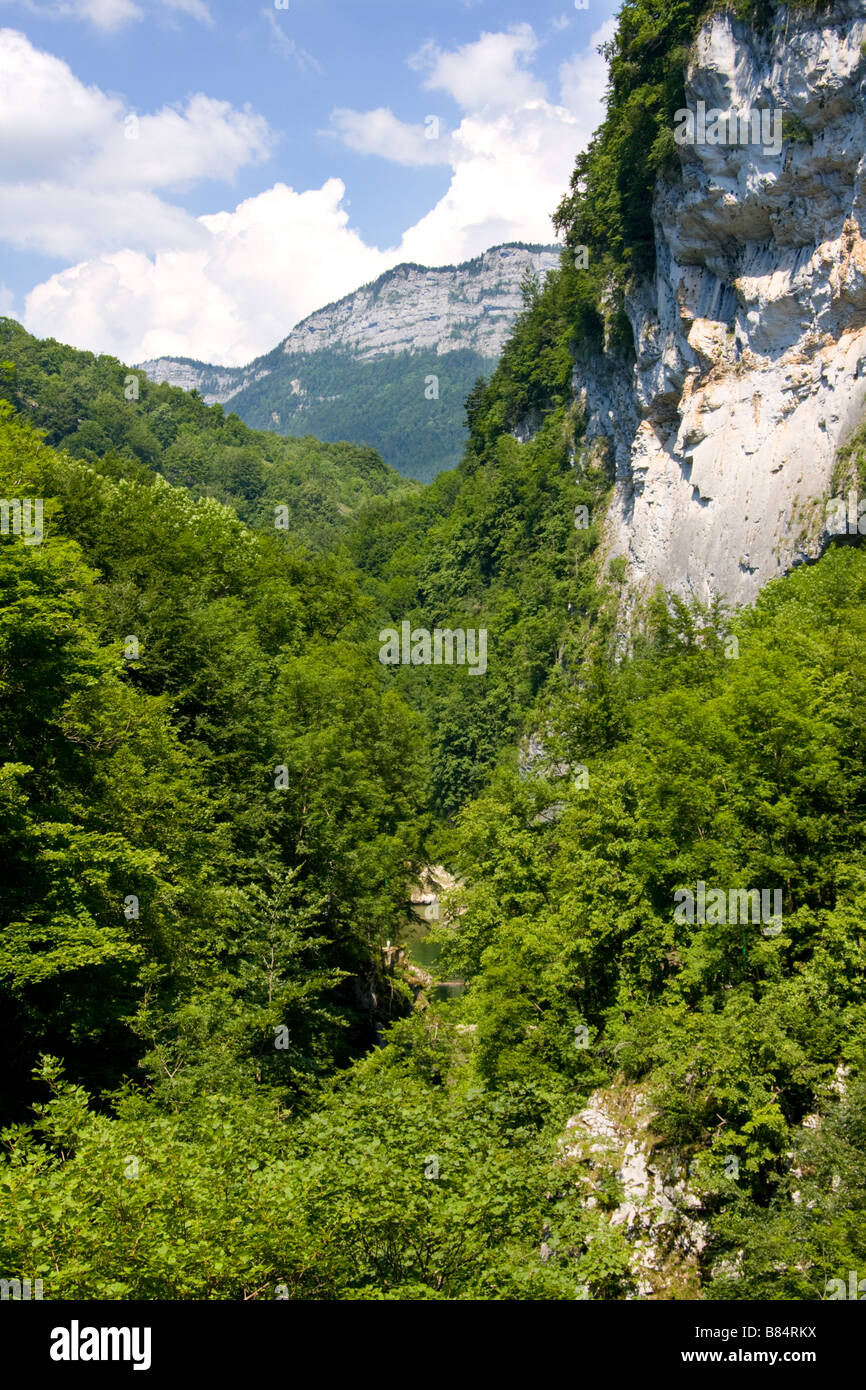 Gorges de la Bourne Isere Vercors France Stock Photo - Alamy