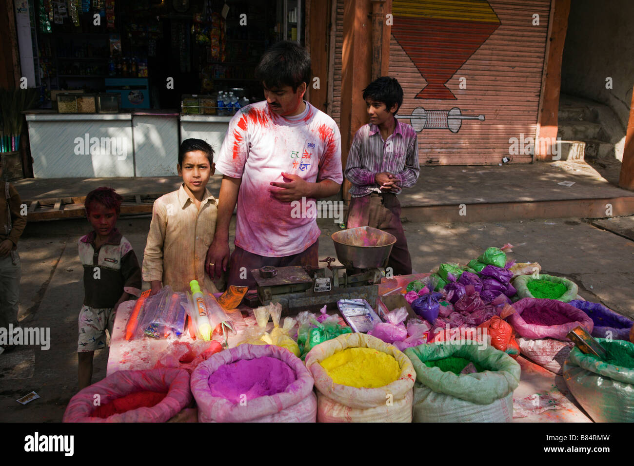 Powder festival india hi-res stock photography and images - Alamy