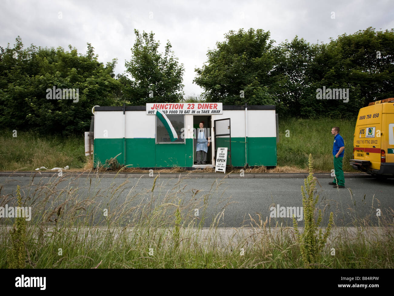 roadside cafe in the UK Stock Photo - Alamy