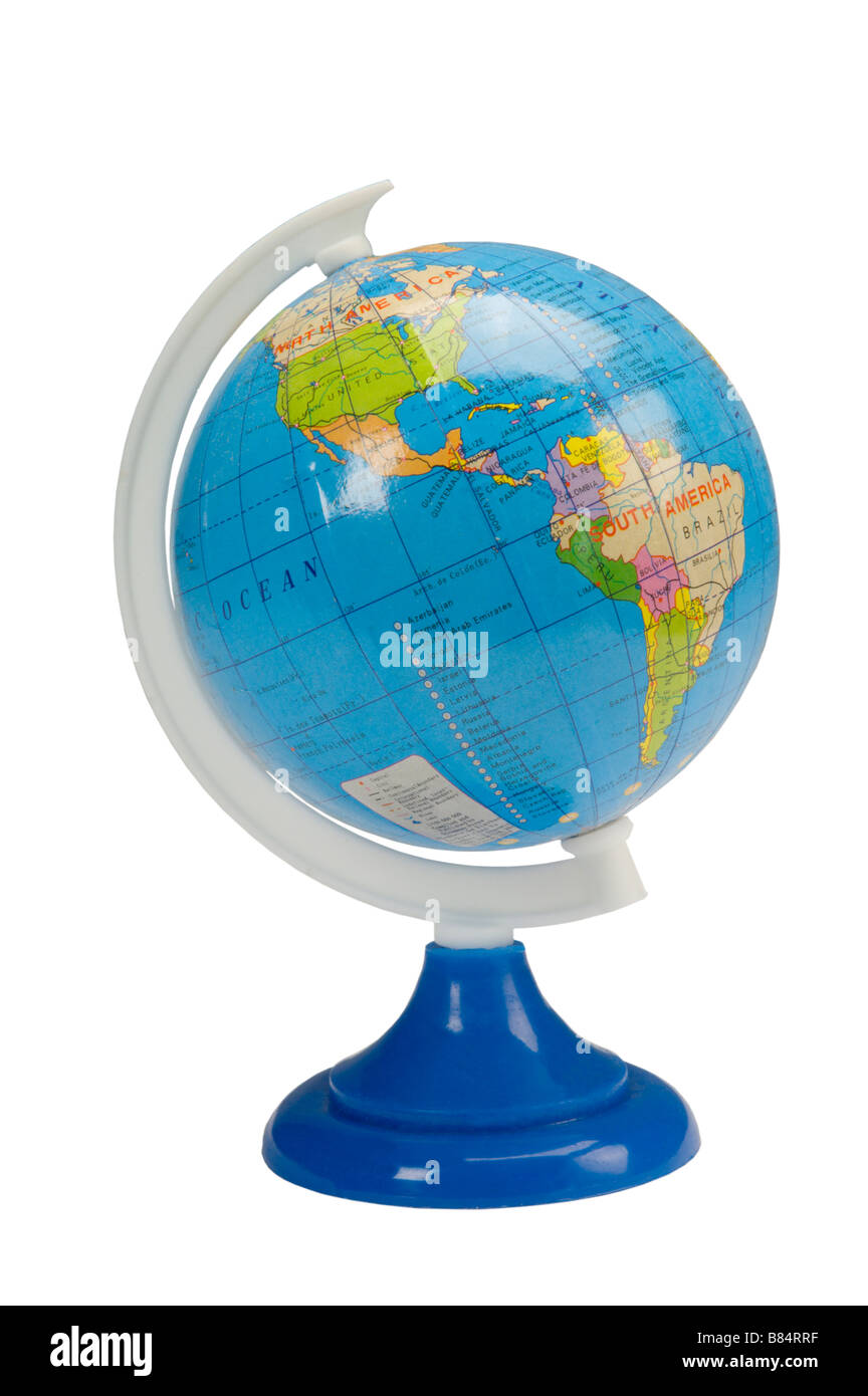Planet earth globe model hi-res stock photography and images - Alamy