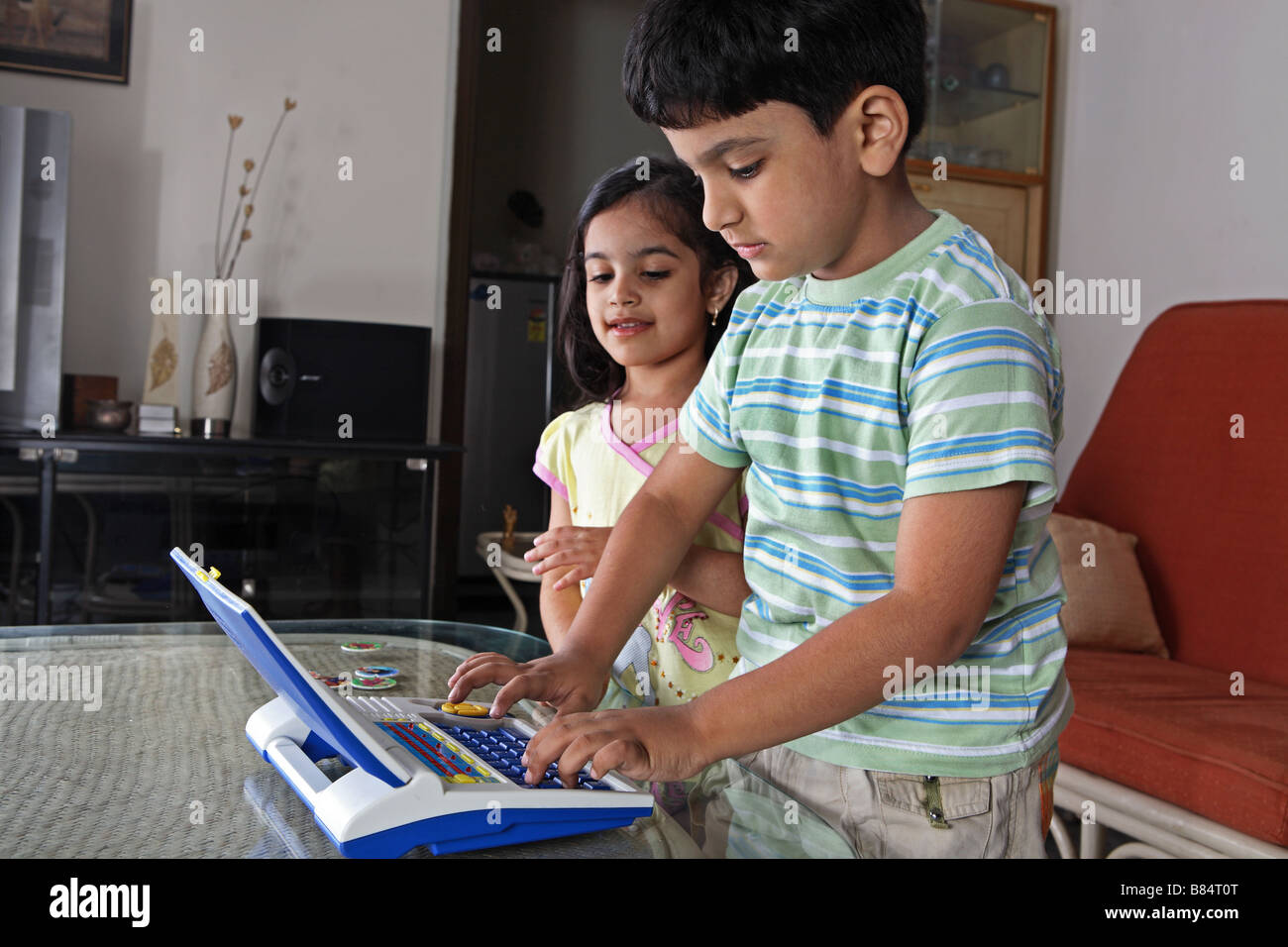 Children playing video games Stock Photo - Alamy