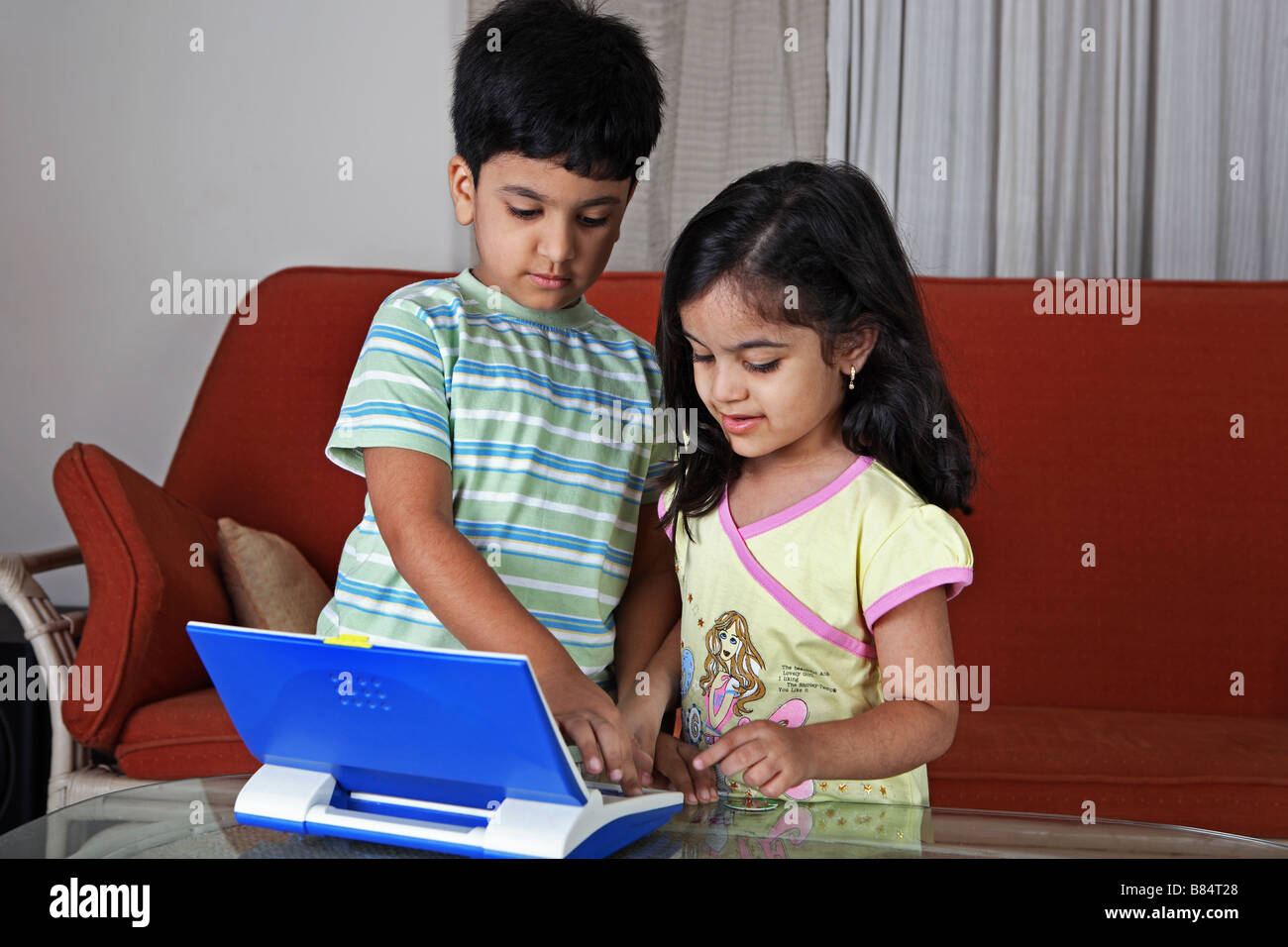 Children playing video games Stock Photo - Alamy