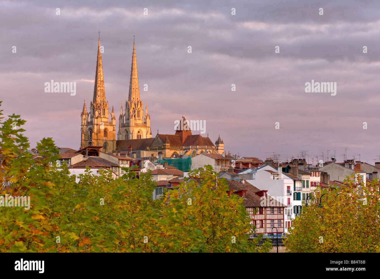 Cathedral of Bayonne Pays Basque France Stock Photo - Alamy