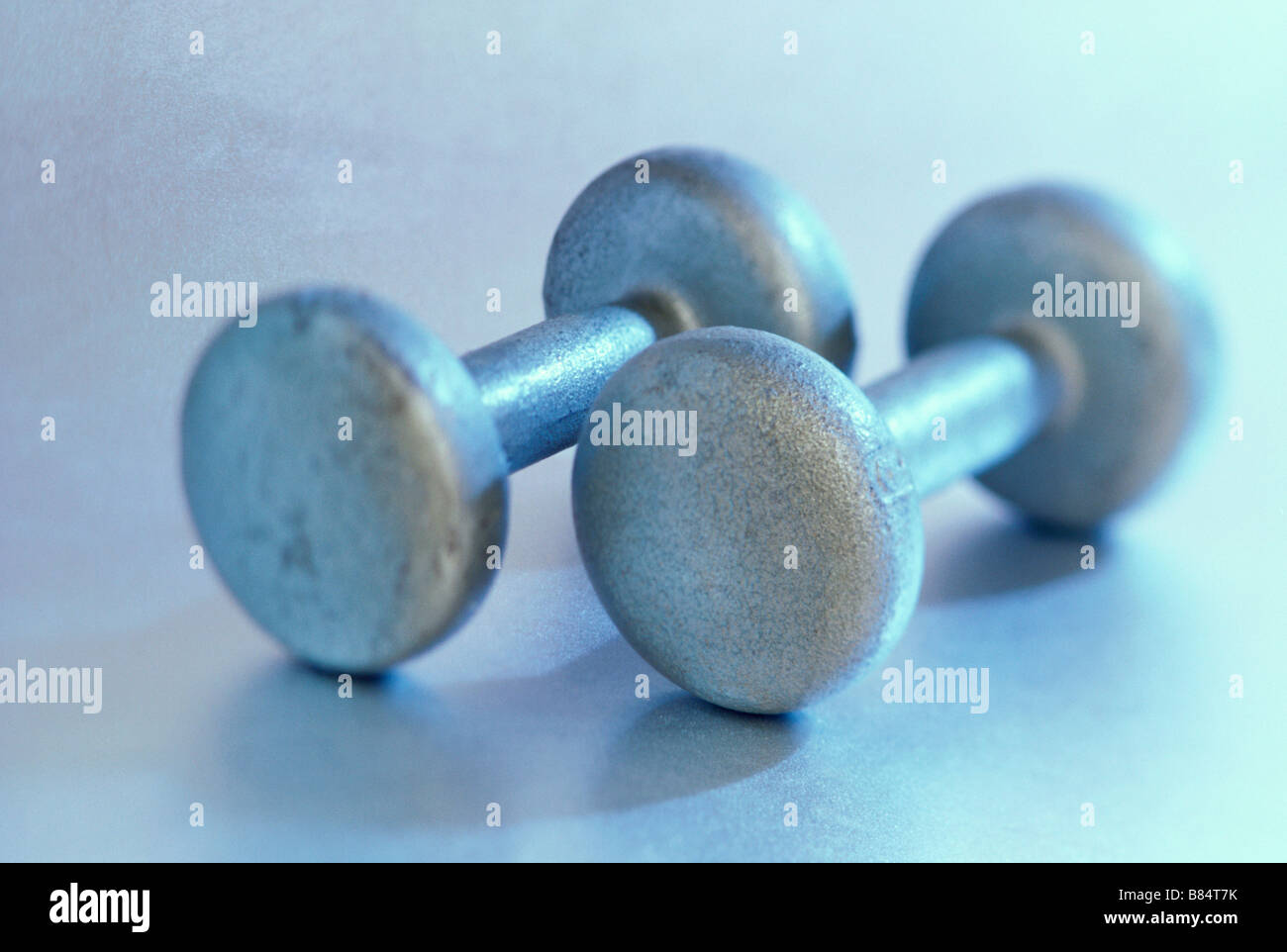 Still life of free weights Stock Photo - Alamy