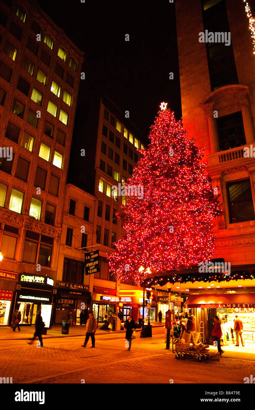 Boston christmas lights hi-res stock photography and images - Alamy