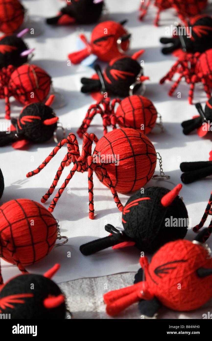 Spider Keyring Stall Chatuchak Weekend Market Bangkok Thailand Stock ...