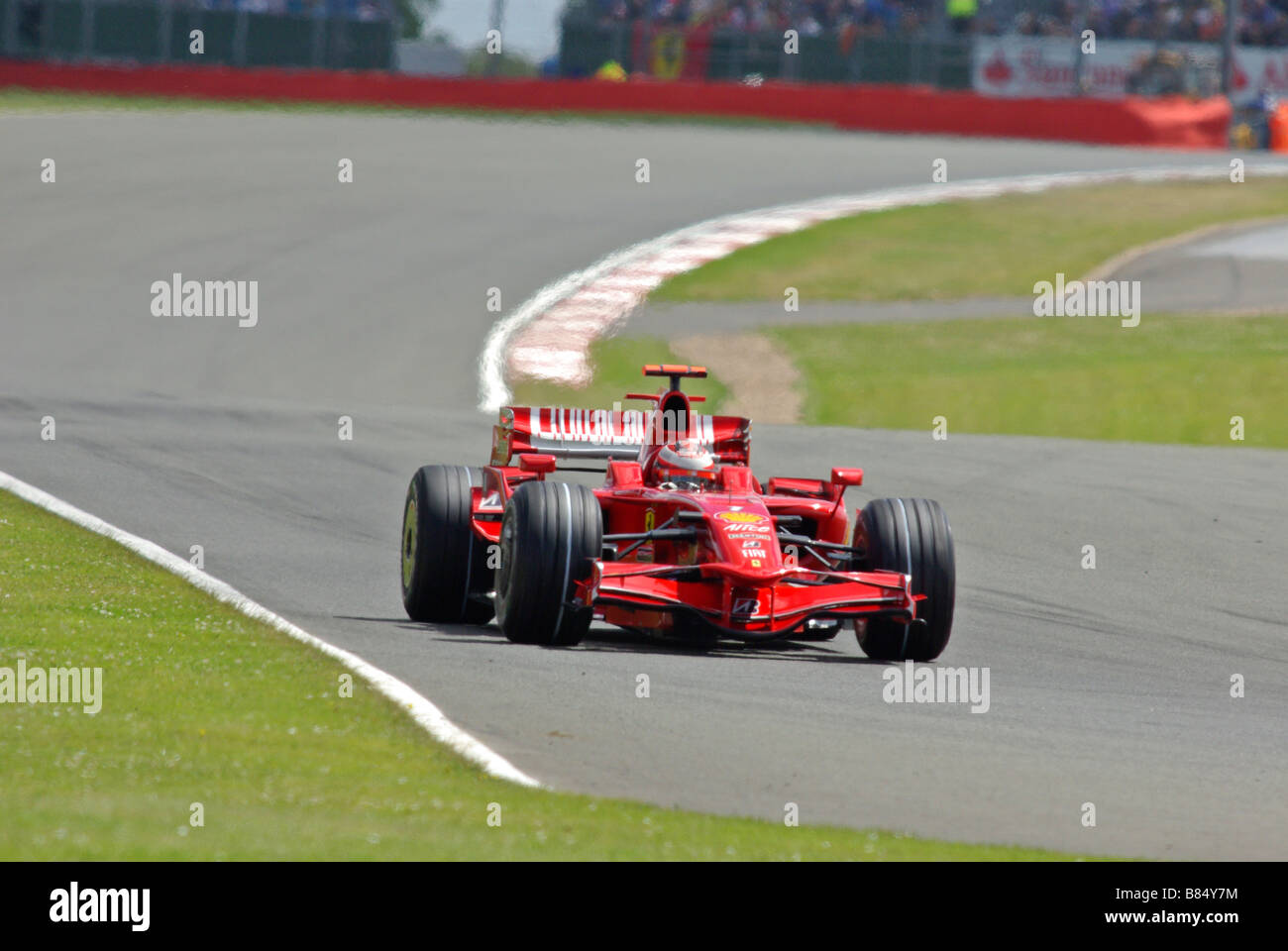 Kimi Raikkonen at the British Grand Prix 2008 Stock Photo - Alamy
