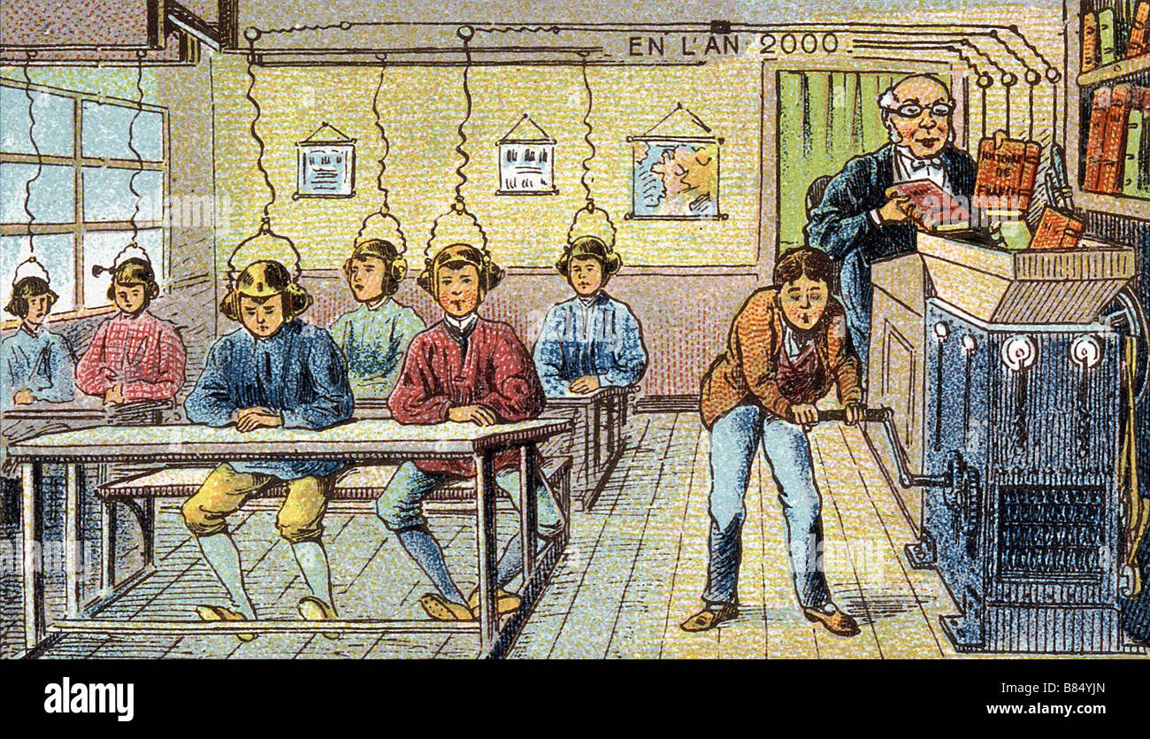 Intensive instruction in the year 2000 Stock Photo - Alamy