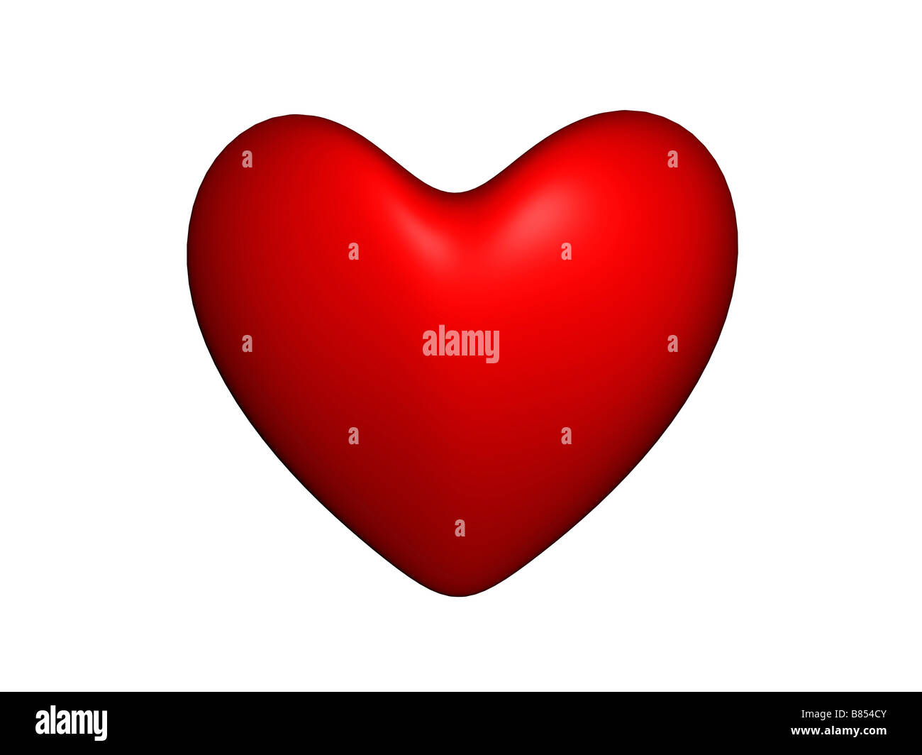 3D render of a red heart Stock Photo - Alamy