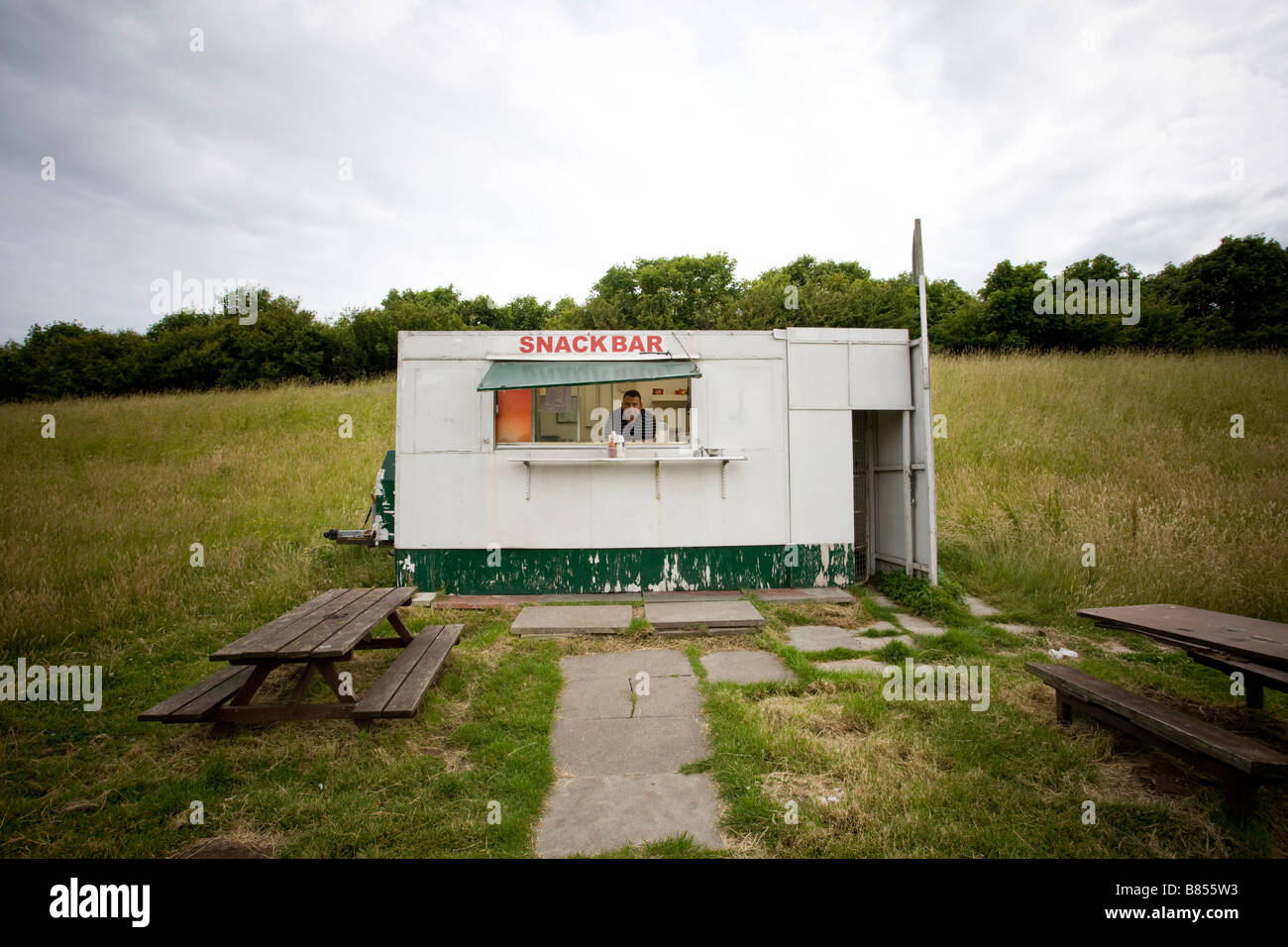 roadside cafe in the UK Stock Photo - Alamy