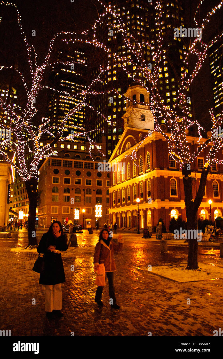 Boston christmas market hi-res stock photography and images - Alamy