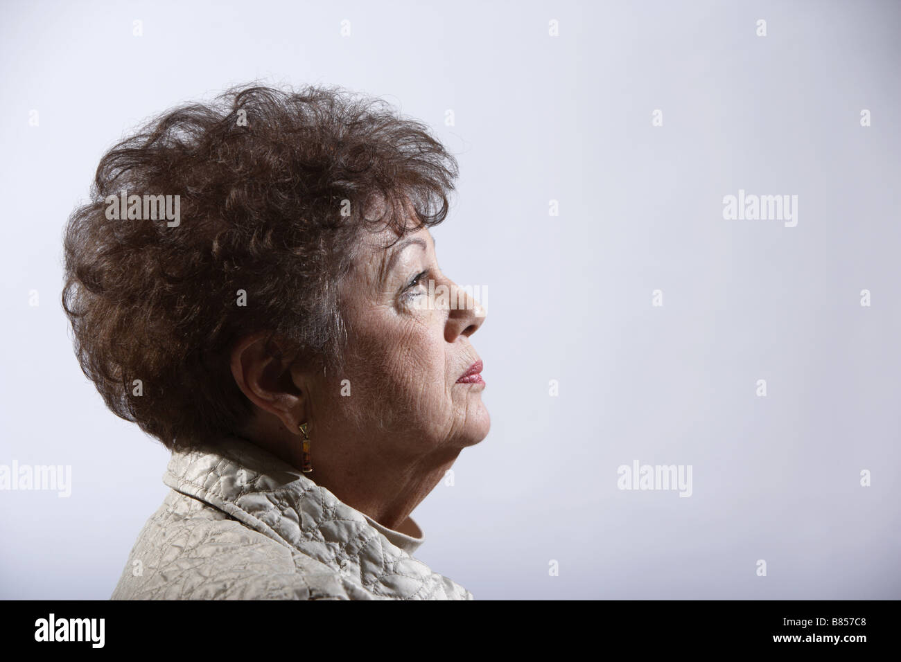Woman elder profile hi-res stock photography and images - Alamy