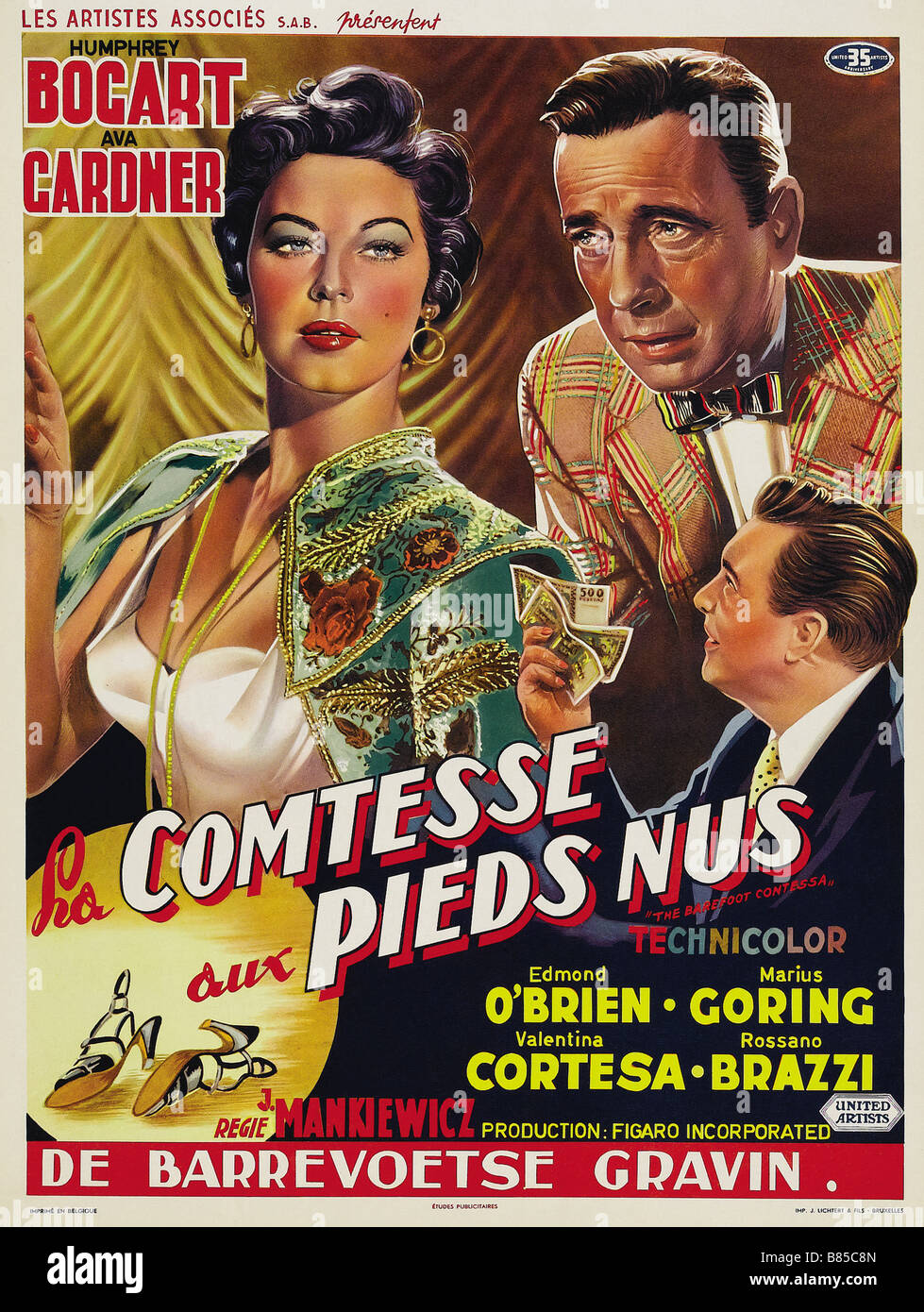 The Barefoot Contessa Year : 1954 USA / Italy Director : Joseph L ...