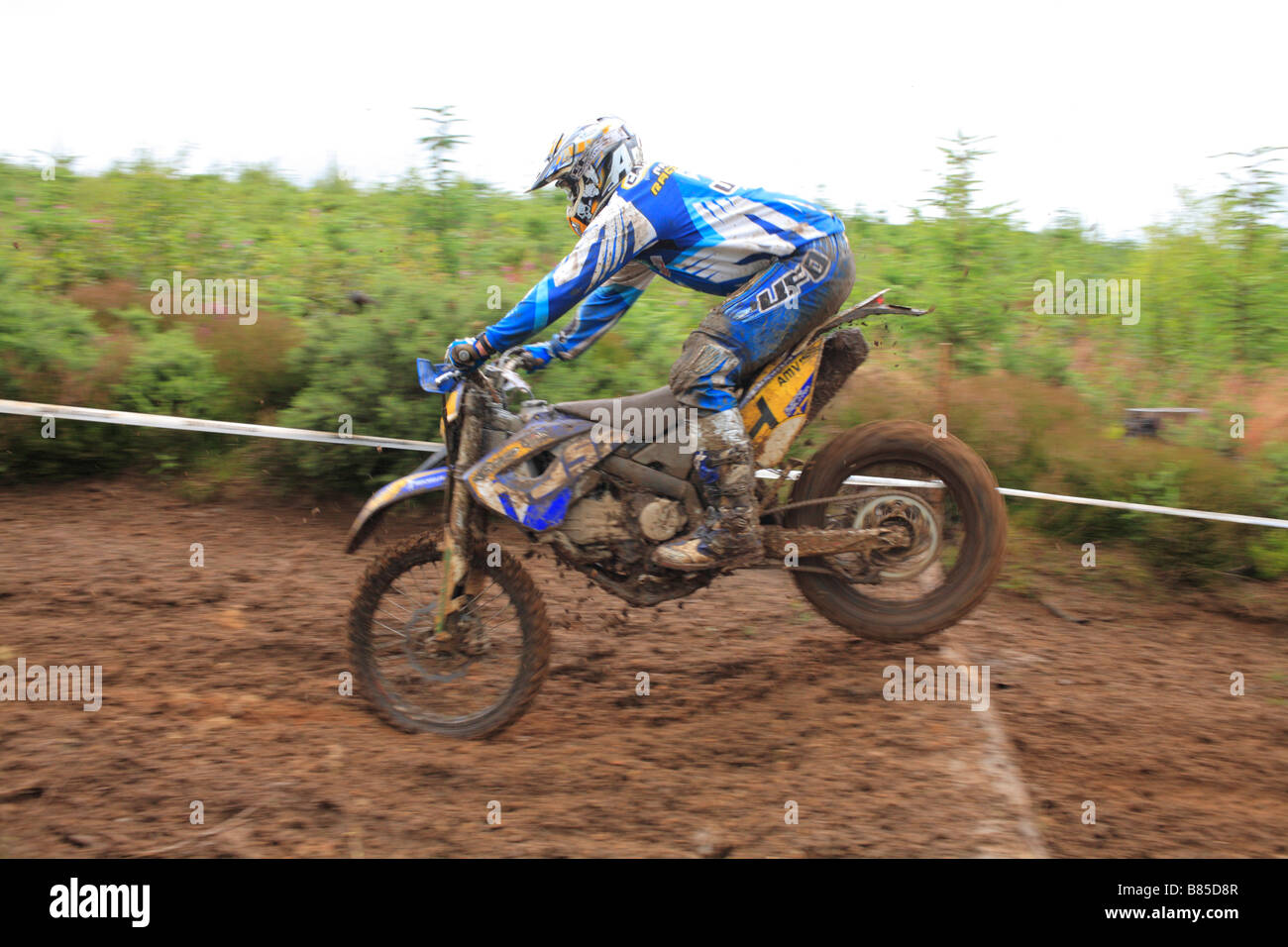 Competitor in the FIM World Enduro Championship Stock Photo - Alamy