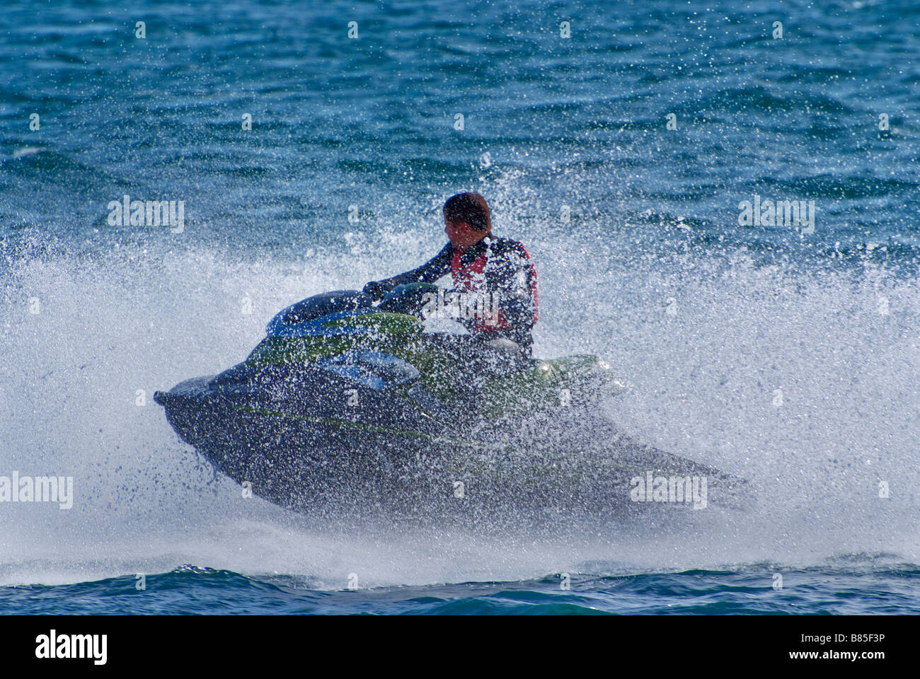 Jet Ski Spray High Resolution Stock Photography and Images - Alamy