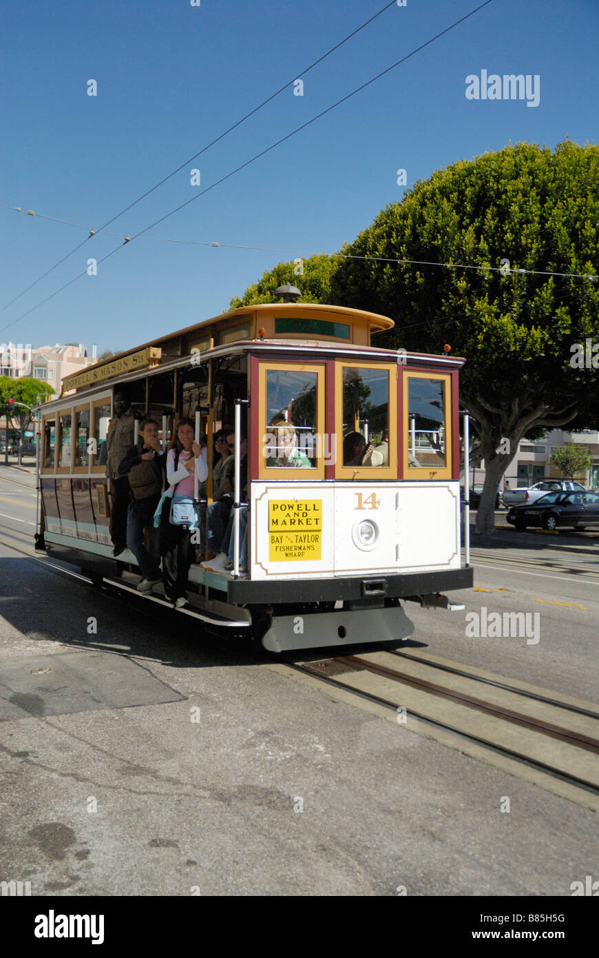 San Francisco tram, California, United States, USA Stock Photo - Alamy
