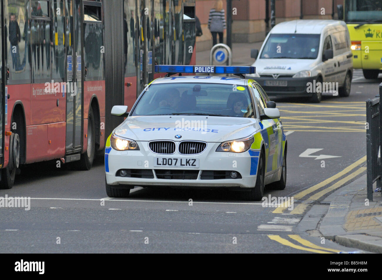 Uk police car hi-res stock photography and images - Alamy