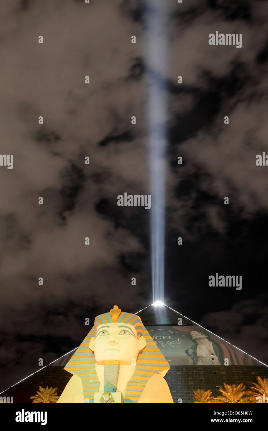 The Luxor complex and beam Stock Photo - Alamy