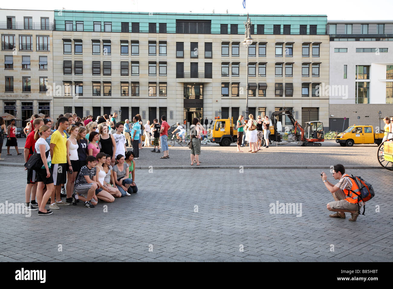 Berlin Pariser Platz Square Stock Photo - Alamy