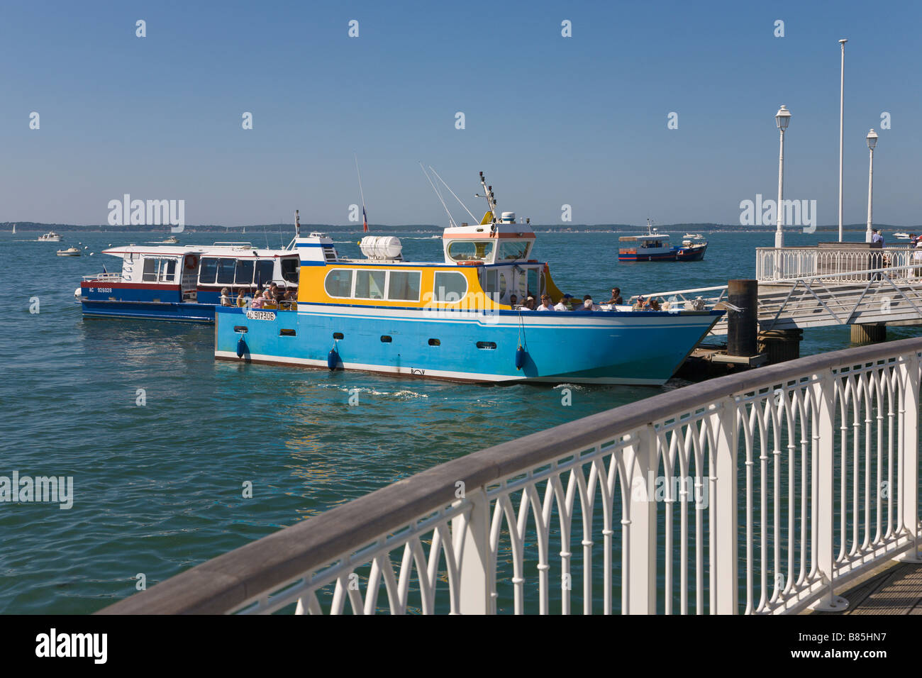 Ferry boat to Cap Ferret, Arcachon, Gironde, France Stock Photo - Alamy