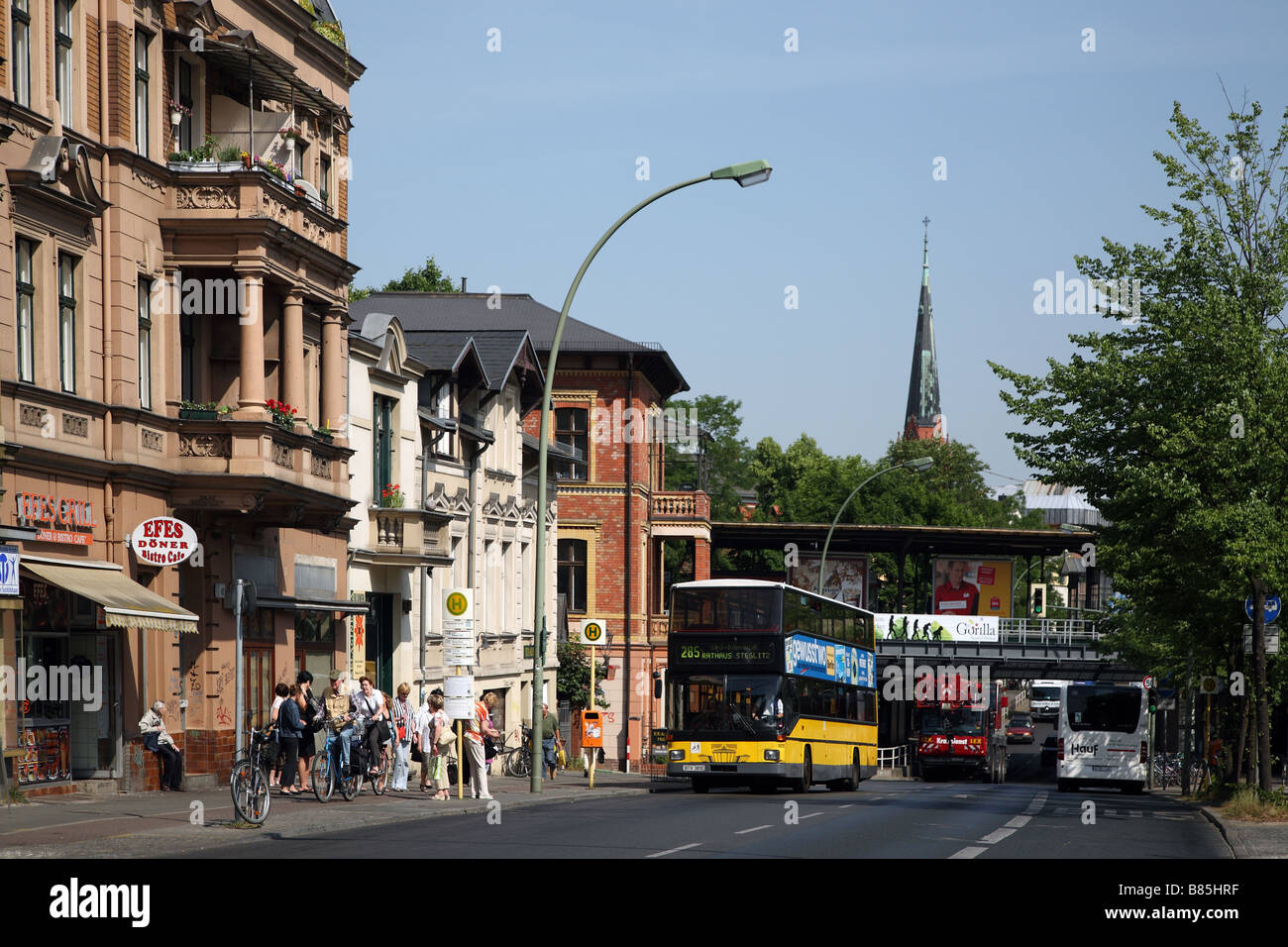 Berlin Steglitz Zehlendorf Teltower Damm Stock Photo - Alamy