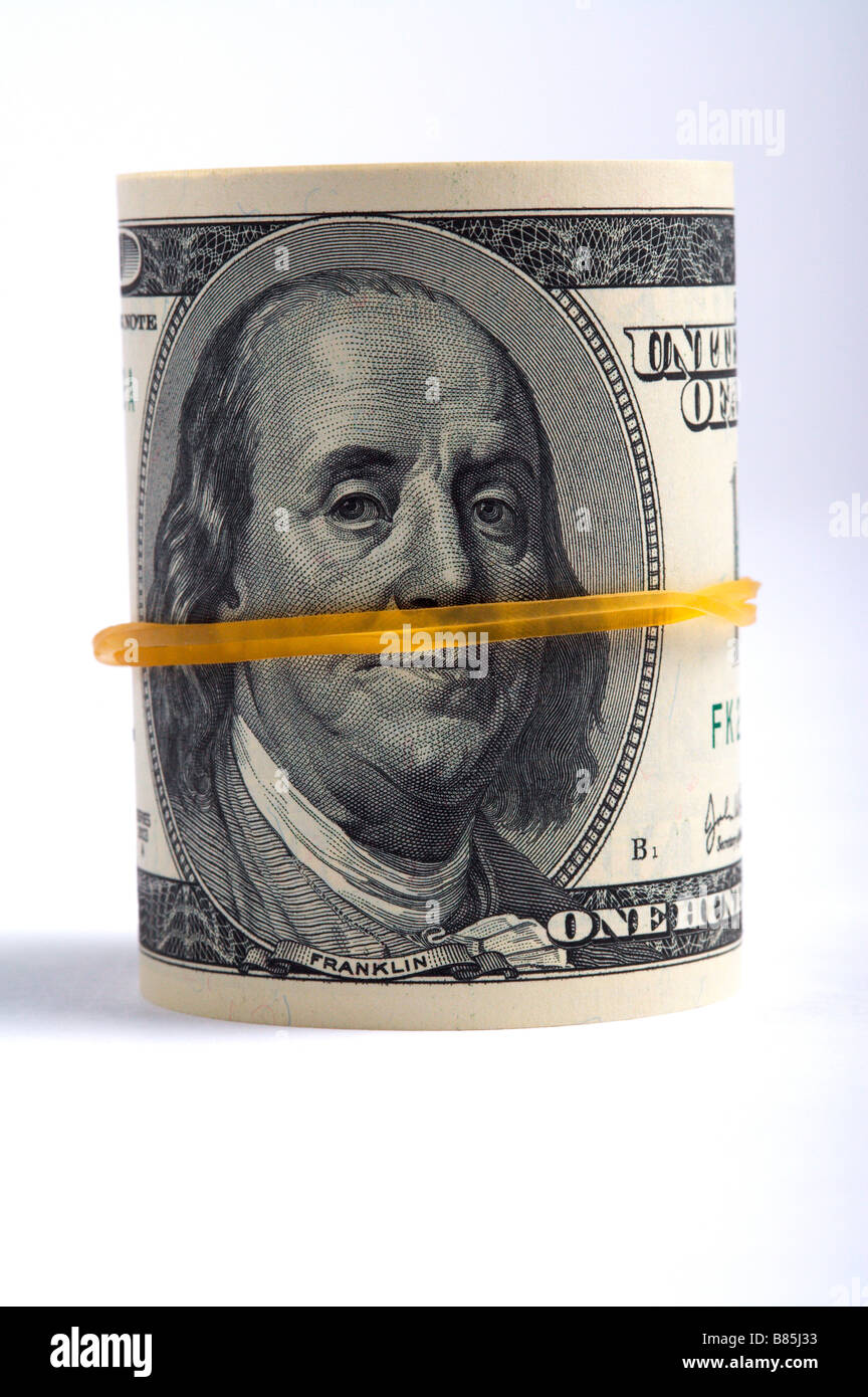 Roll of paper notes Stock Photo - Alamy