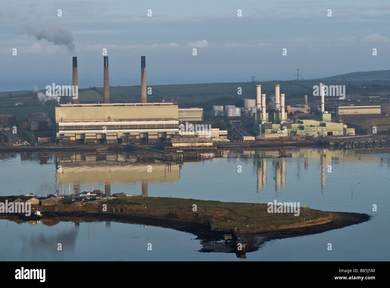 Ballylumford Power Station Stock Photo - Alamy