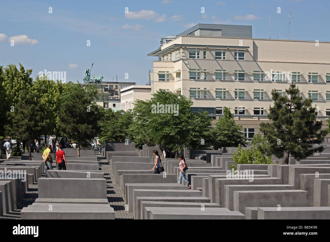 Berlin Stelenfeld Stelen Field Stock Photo - Alamy