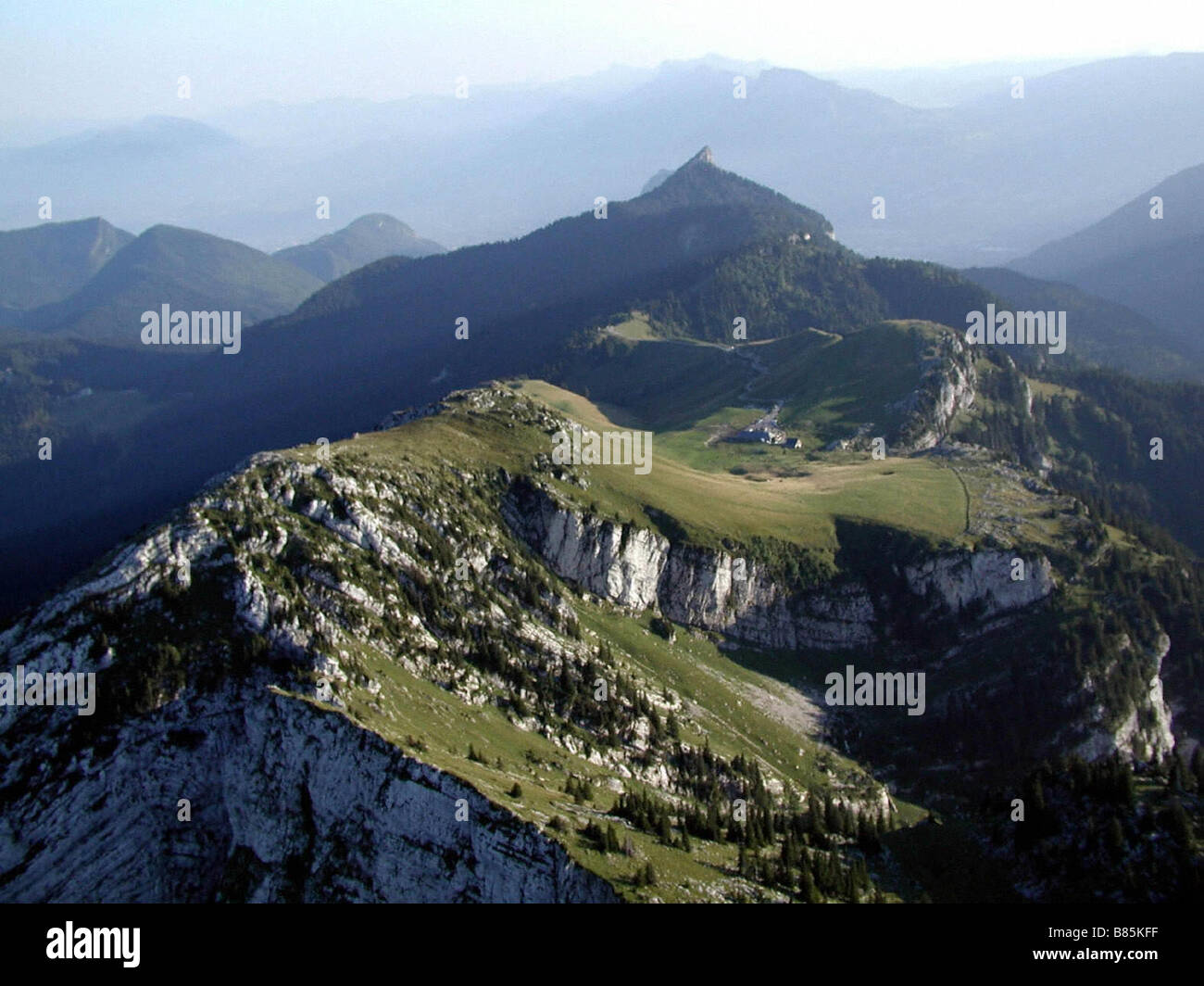 Massif of La Chartreuse. Regional nature reserve, Charmant Som Stock ...