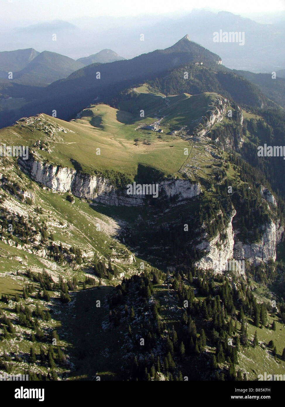 Massif of La Chartreuse. Regional nature reserve, Charmant Som Stock ...