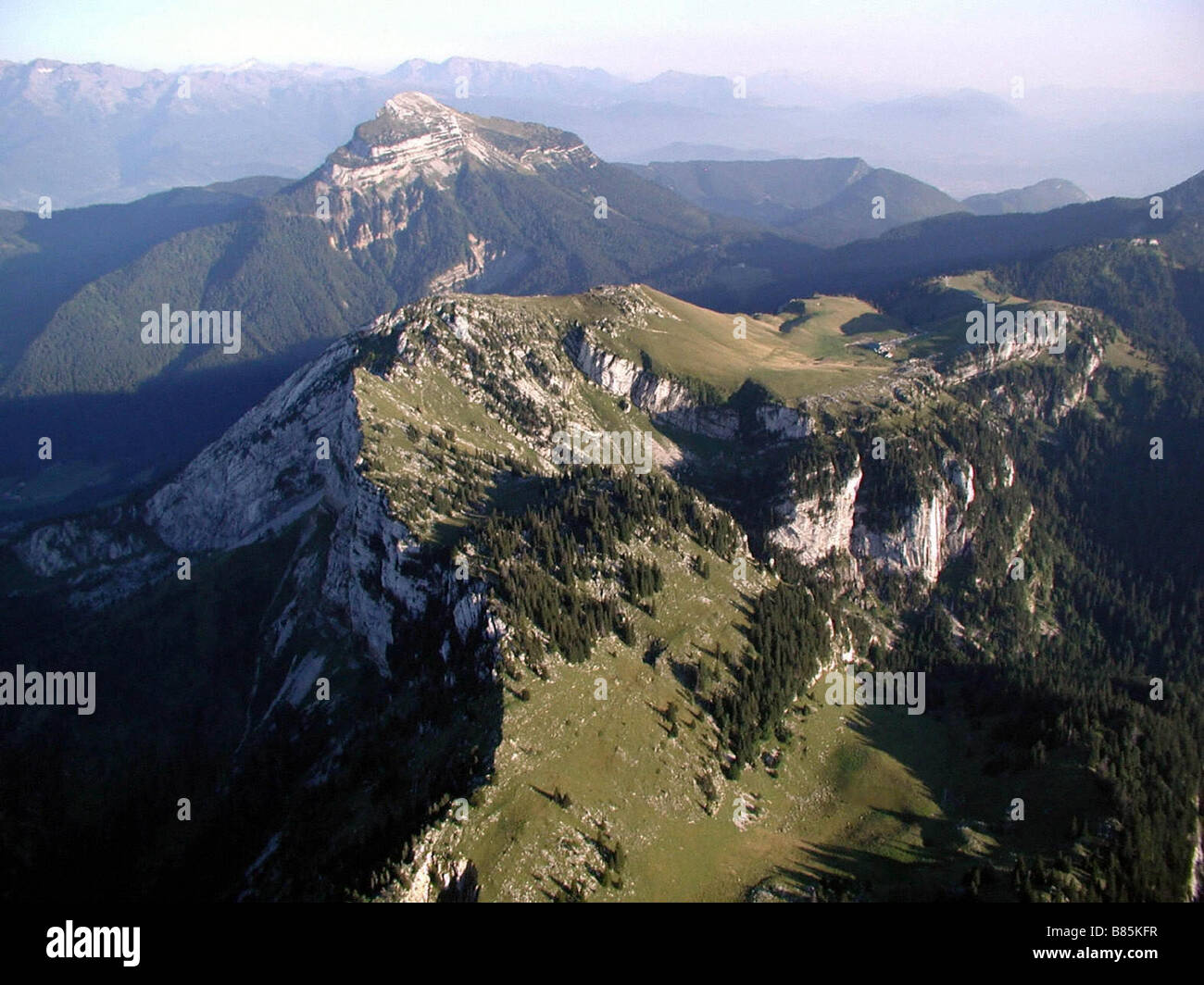 Massif of La Chartreuse. Regional nature reserve, Charmant Som Stock ...