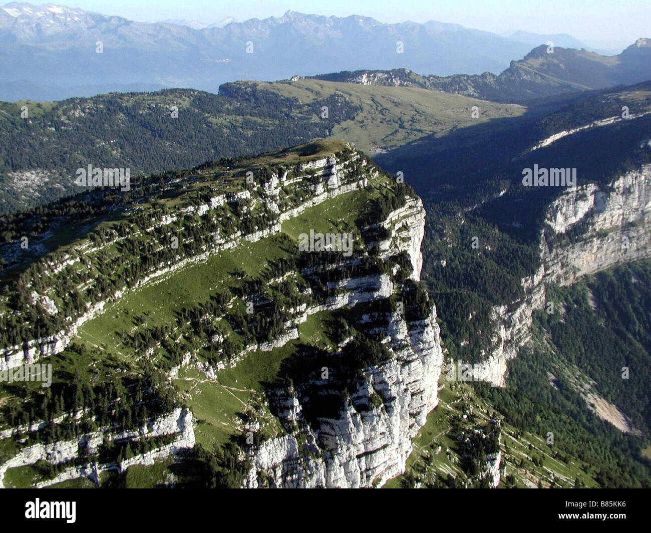 Hauts de Chartreuse nature reserve. Fouda Blanc rocks Stock Photo - Alamy