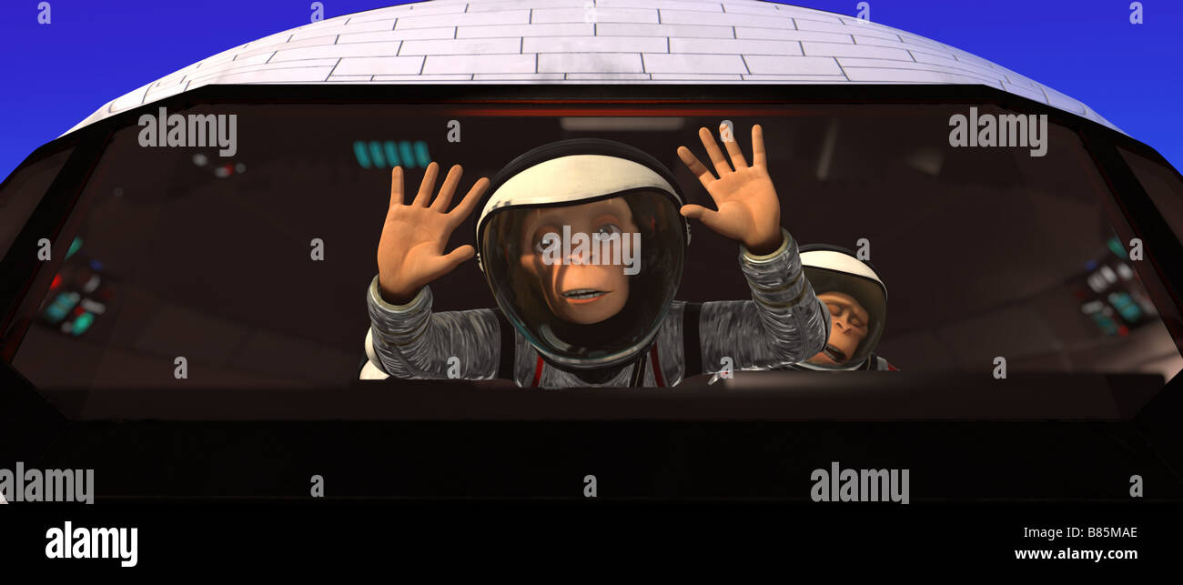 Space Chimps Year : 2008 Director : Kirk De Micco Animation Stock Photo ...