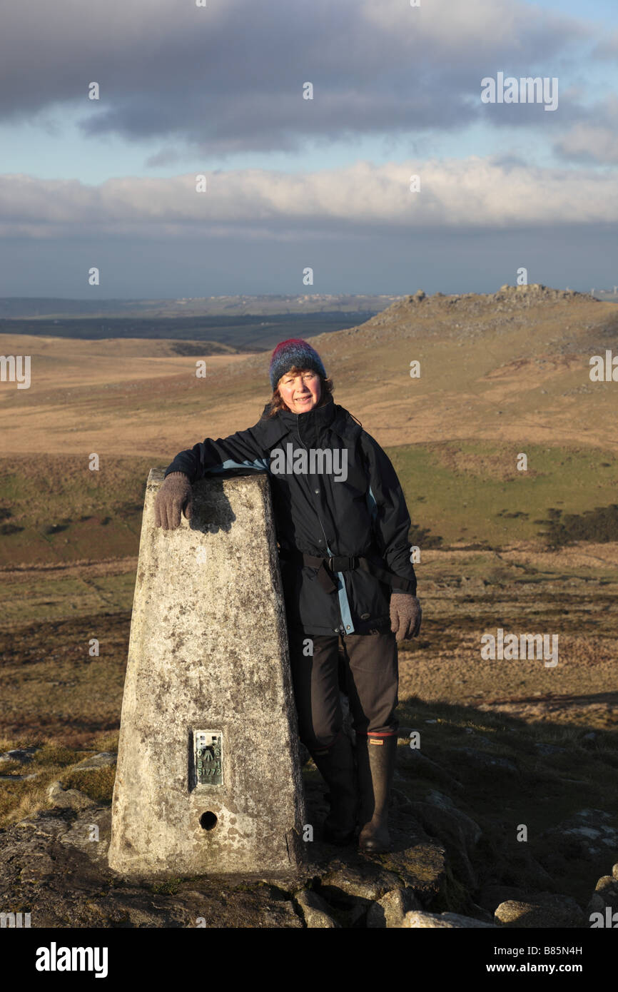 brown willy bodmin moor cornwall Stock Photo - Alamy