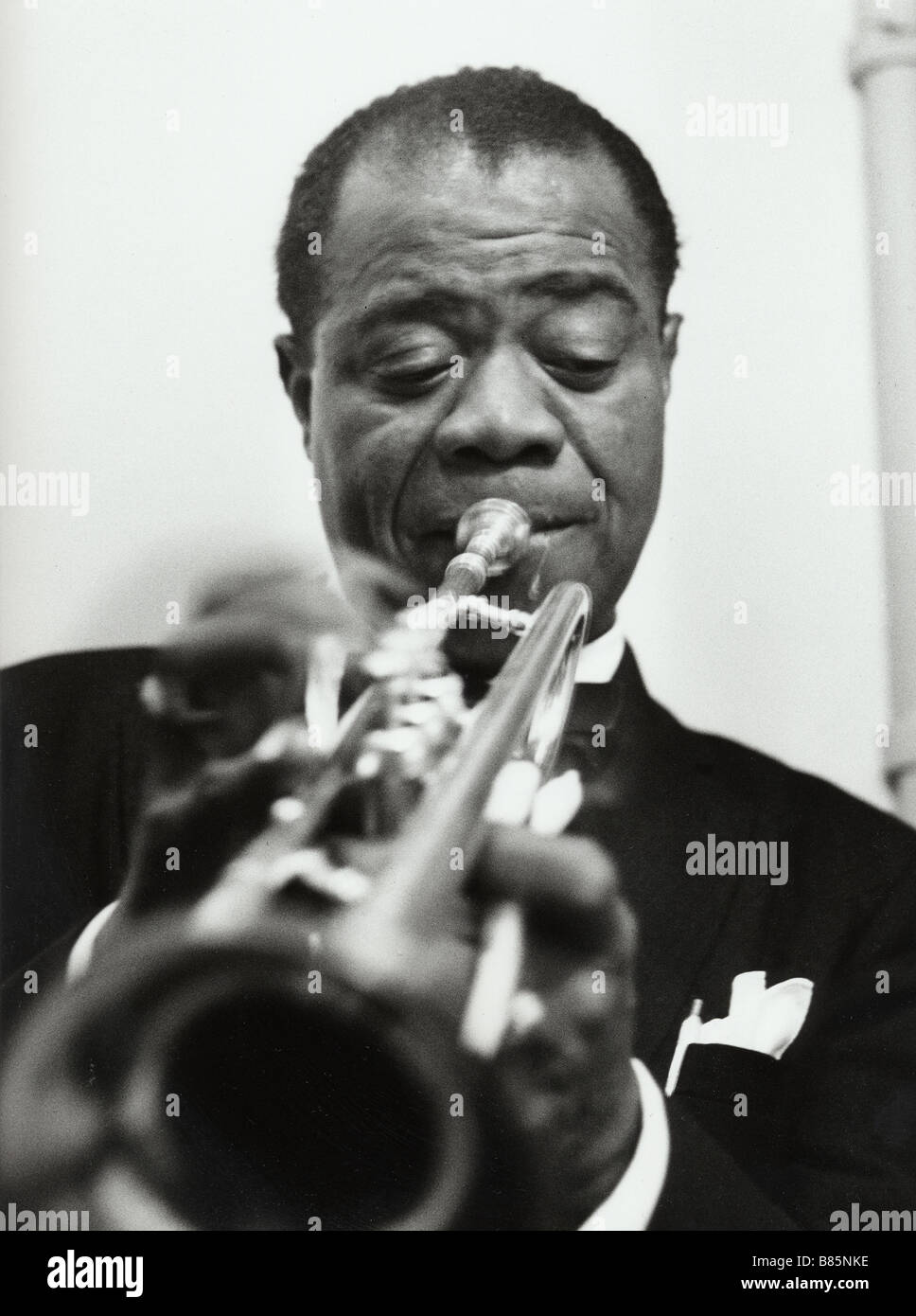 Louis armstrong playing jazz trumpet hi-res stock photography and ...